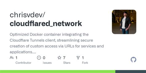 github chrisvdev cloudflared network optimized docker container integrating the cloudflare