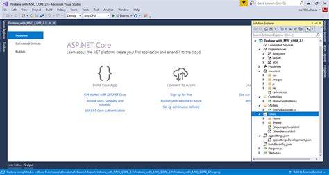 Firebase With Mvc Core 21