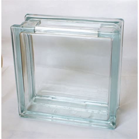 Bloco De Vidro C Furo Retangular 19x19x8cm Para Decoração Shopee