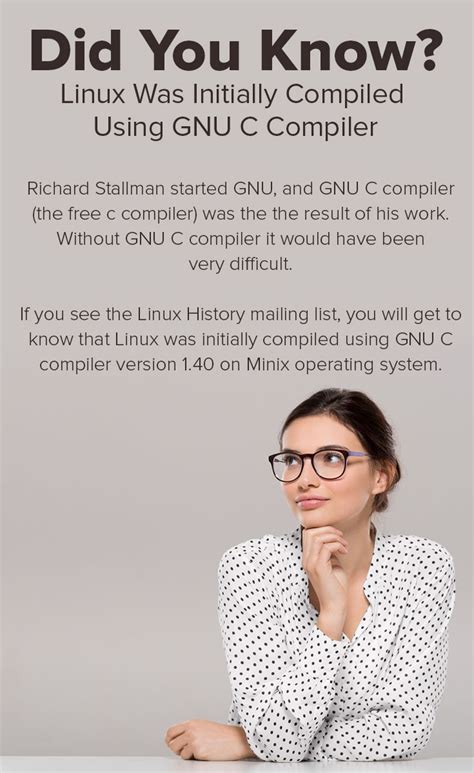 Linux Was Initially Compiled Using Gnu C Compiler Richard Stallman