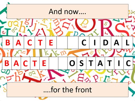 Bacteriostatic And Bactericidal Antibiotics Pearson Edexcel A Level Biology A Teaching Resources