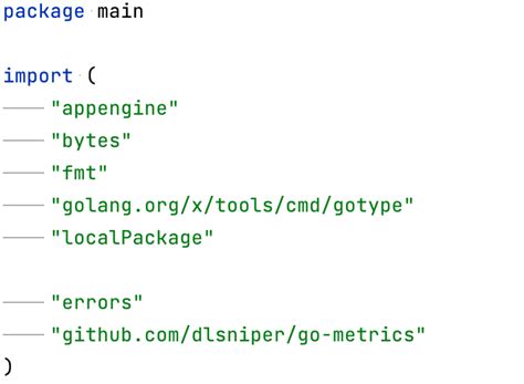 Code Style Go Goland Documentation