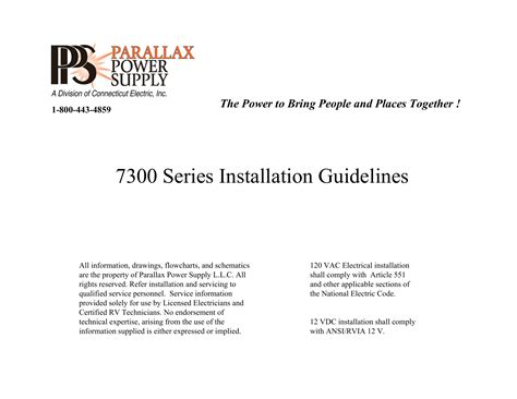 Parallax Power Supply 7300 Wiring Diagram Circuit Diagram