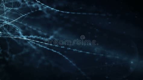 Abstract Motion Background Digital Random Digits Plexus Data Networks