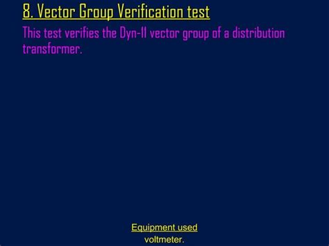 Distribution Transformer Testing West Bengal India Pps Physics Science