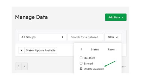update a layer from connected data sources koordinates help and support
