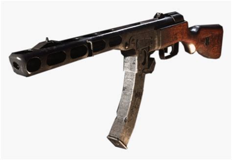 Ppsh 41（二战） 使命召唤中文维基 決勝時刻 Call Of Duty Cod攻略资料站 Assault Rifle Hd Png Download Kindpng