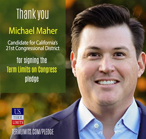 Michael Maher Pledges To Support Term Limits On Congress Us Term Limits