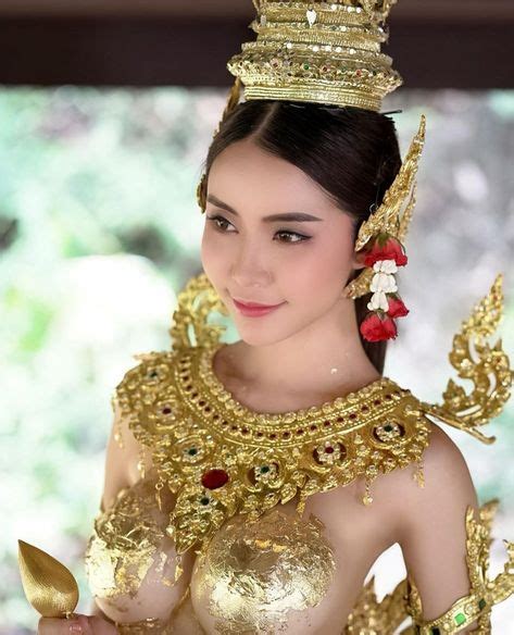 Thai Style Thai Costume Thai Girl Siam Dress Thai Traditional Costume