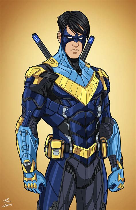 Nightwing Arkham Knight Classic By Phil Cho On Deviantart