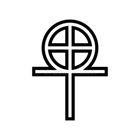 Gnosticism Religion Line Icon Vector Illustration Stock Illustration