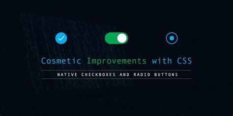 Hacking Custom Checkboxes And Radios With Css Radio Css Custom