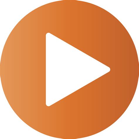 Gradient Play Ui Icon Button 13640961 Png