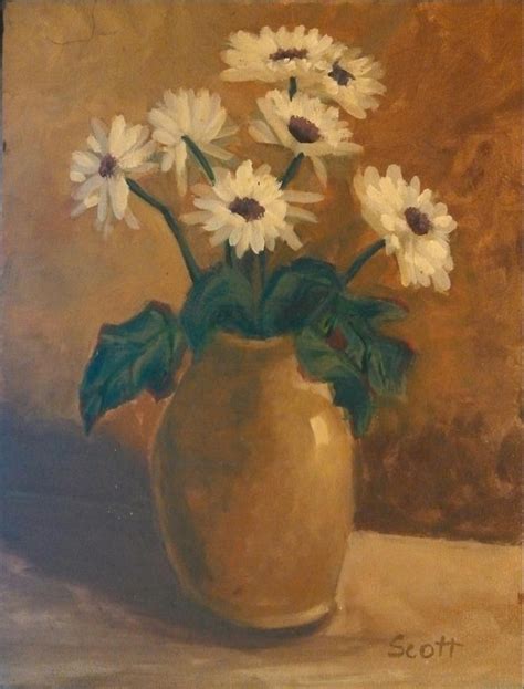 Daisies Painting By Scott Strozier Fine Art America