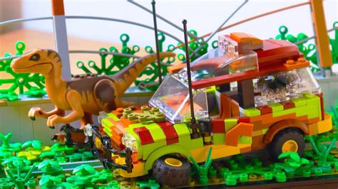 Lego Jurassic Park Abandoned Ford Explorer Moc Brick Finds And Flips