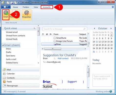 configuring windows live mail 2011 myunwired