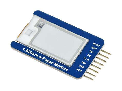 128×80 102inch E Ink Display Module Blackwhite Dual Color Spi
