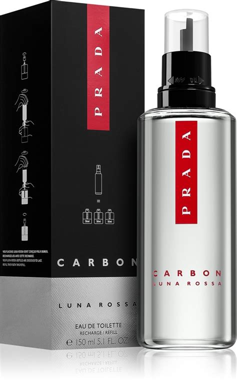 Prada Luna Rossa Carbon Eau De Toilette Refill For Men Uk
