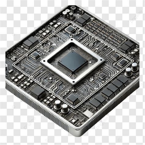 รูปภาพระยะใกล้ของ Cpu สมัยใหม่ที่มีรูปแบบวงจรที่ซับซ้อนบนพื้นหลังสีขาว Png ซีพียูที่ทันสมัย