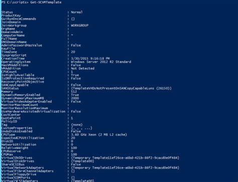 Removing A Temporary Template From System Center Virtual Machine Manager 2012 R2 Using