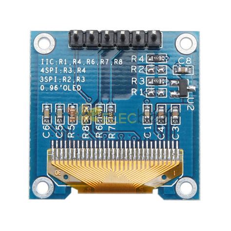 096 Inch White Spi Oled Display Module 12864 Led