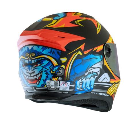 Helmet Id Helmet Spartan Bt Wukong S3 Matte Black Raidenforce Online
