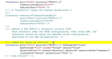 tds installing a self signed certificate for tomcat