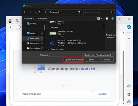 Microsoft Edge Gets “upload From Mobile” On Windows 11 And Windows 10 Peer Networks Uk