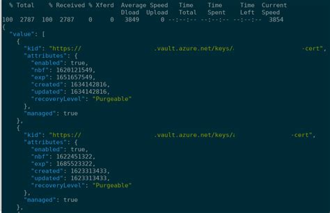 Keyvault Api Rest And Responses Certificates Secrets Keys Microsoft Qanda