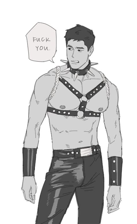 Van Darkholme Gachimuchi Drawn By Rivaeri Danbooru