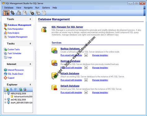 دانلود Ems Sql Management Studio For Sql Server 12018 مدیریت و توسعه