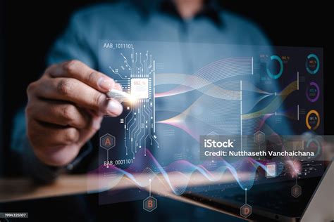 big data and data science data scientist querying analyzing and visualizing complex on screen