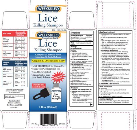 Lice Killing Piperonyl Butoxide Pyrethrum Extract Shampoo While Breastfeeding
