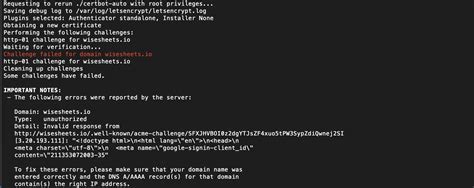 Certbot Amazon Linux Error Cant Generate Ssl Cert Stack Overflow