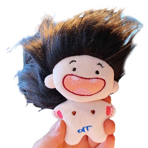 Cm Stuffed Naked Doll Colorful Mess Hair Deciduous Teeth
