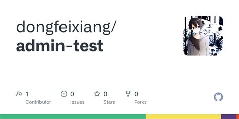 Github Dongfeixiangadmin Test