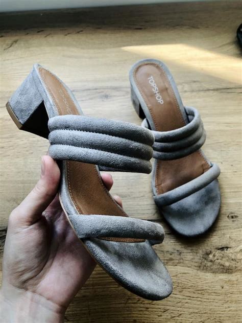 Мюлі босоніжки сабо сірі на широкому низькому каблуку — ціна 320 грн у каталозі Сабо Купити