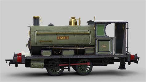 3d Model Peckett W4 Locvomotive Turbosquid 1827996