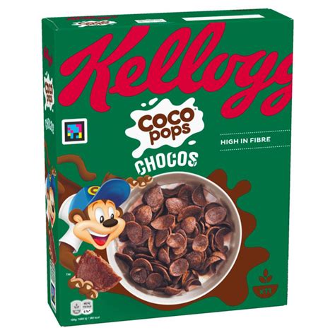 Готовый завтрак Kellogg's шоколадные лепестки Coco pops Chocos 330г ...