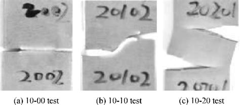 Experimental Fracture Results 76 Download Scientific Diagram