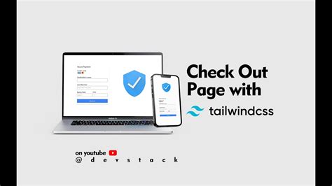 Build A Checkout Page With Tailwindcss Youtube