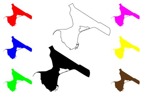 Vetores De Muharraq Cidade Ilustração Vetorial Do Mapa Esboço Rabisco