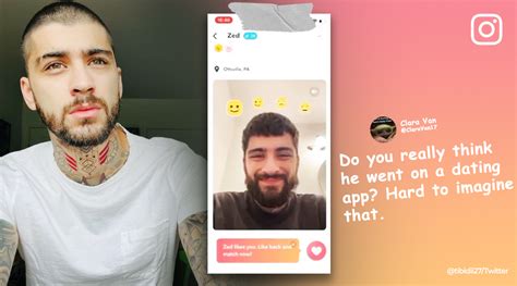‘zayn Malik Is On A Dating App Fans Have A Million Questions As