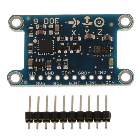 Buy Street Axis DOF IMU Sensor Breakout Board Module Gyro Compass For Arduino Online At