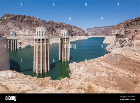View Of Hoover Dam And Lake Mead National Recreation Area Arizonanevada Usa North America