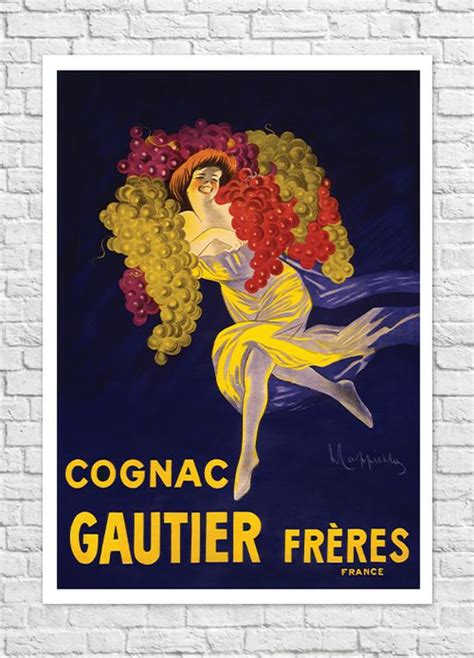 Плакат Cognac Gautier 1909 59x84 см — ціна 325 грн у каталозі Постери Купити товари для дому та