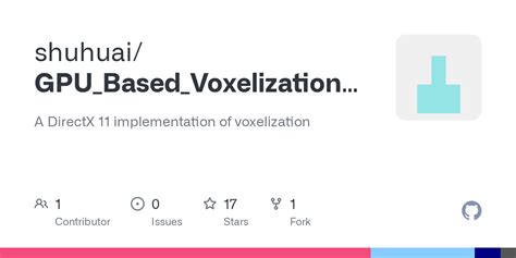 github shuhuai gpu based voxelization d3d11 a directx 11 implementation of voxelization