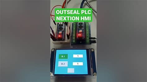 Outseal Plc Nextion Hmi Youtube