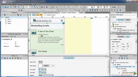 Learning Axure Rp Tutorial Populate Listings For Our E Commerce