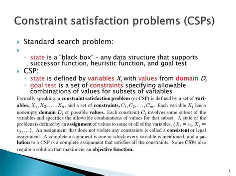Ppt Constraint Satisfaction Problems Powerpoint Presentation Free